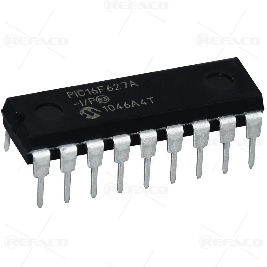 میکروکنترلر MICROCHIP 18PIN,DIP,FLASH-Based 8-Bit CMOS Microcontrollers PIC16F627A-I/P-رفاء ...
