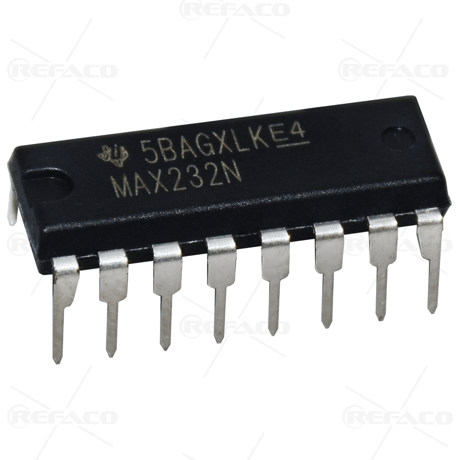 آی سی های منطقی درایور TI 16PIN,DIP,Dual EIA-232 Driver/Receiver MAX232N-رفاء الکترونیک
