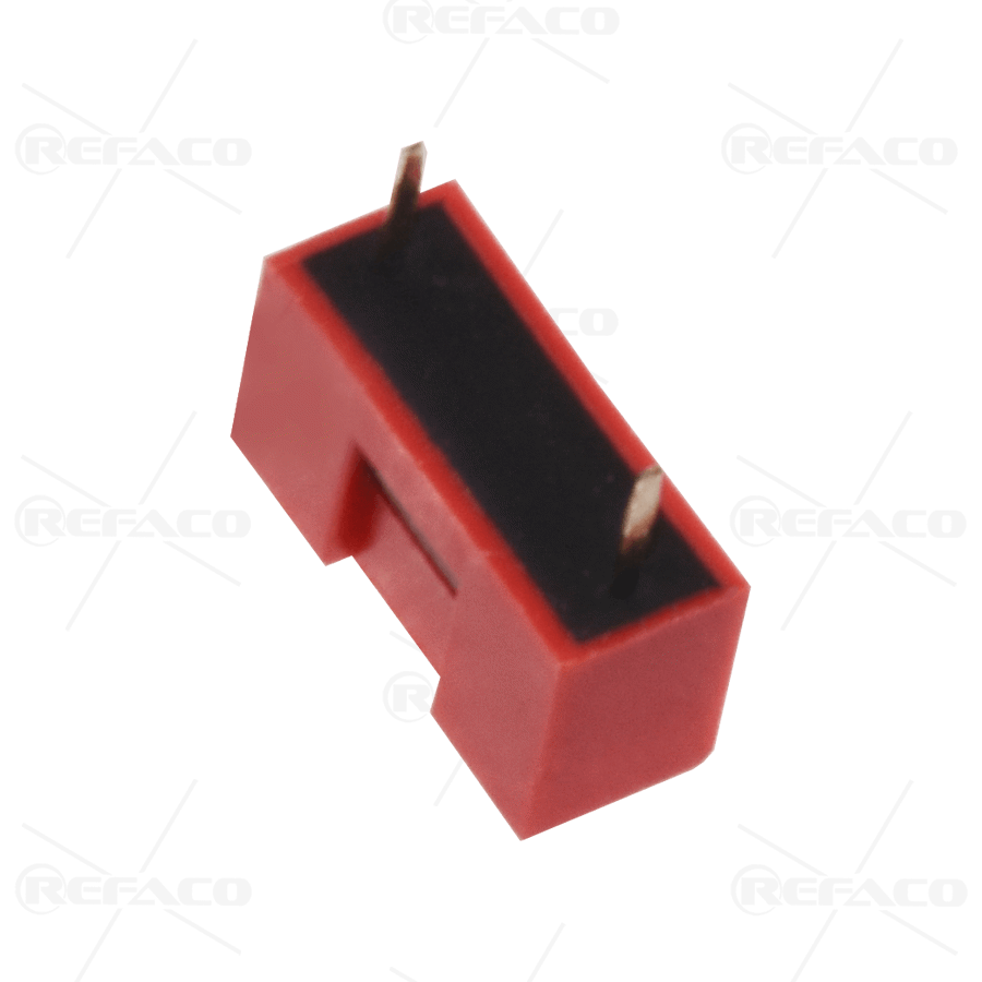 دیپ سوئیچ 1کلید صاف قرمز REFACO DIP SWITCH 1KEY 2PIN STRAIGHT RED DS01 ...